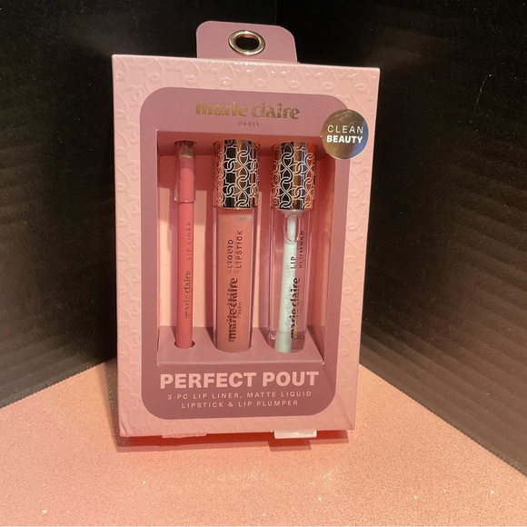 Marie Claire | Makeup | Marie Claire Paris Perfect Pout 3 Piece Setnib ...